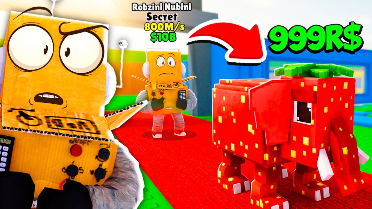 РОБЗИ СТАЛ БРЕЙНРОТОМ в РОБЛОКС! Roblox Be a Brainrot