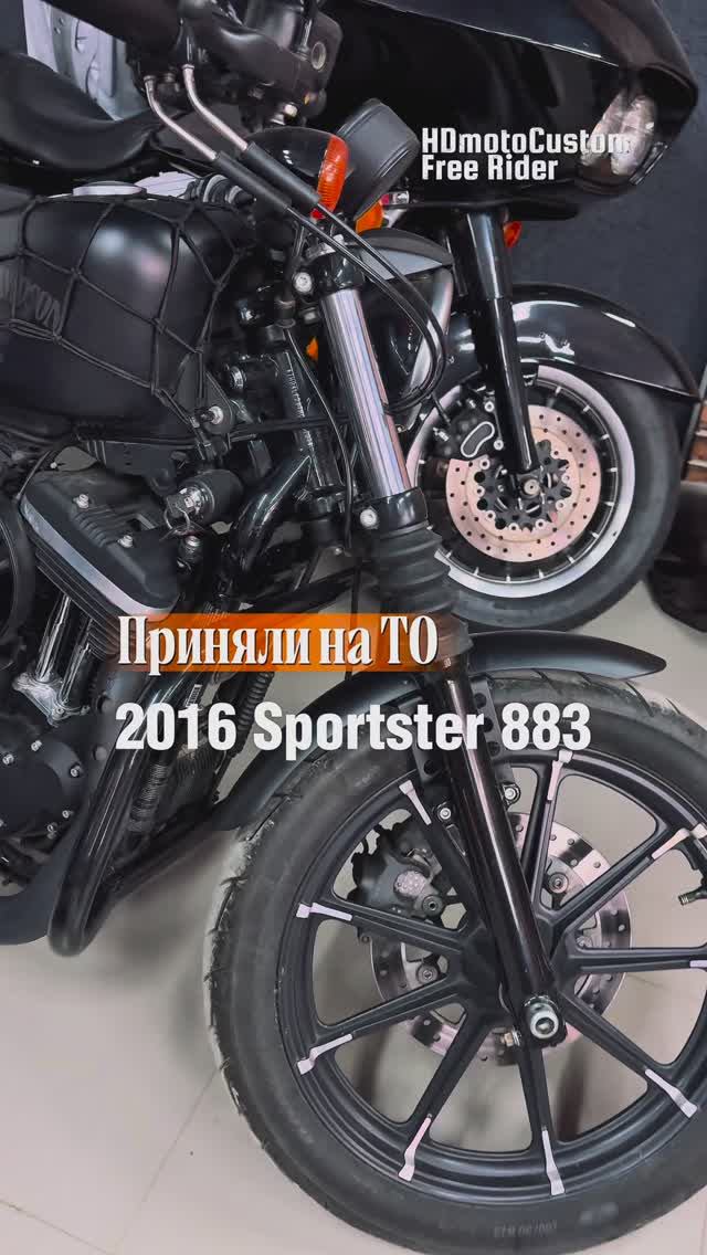 Приняли на ТО 2016 Harley Sportster 883 #sportster883