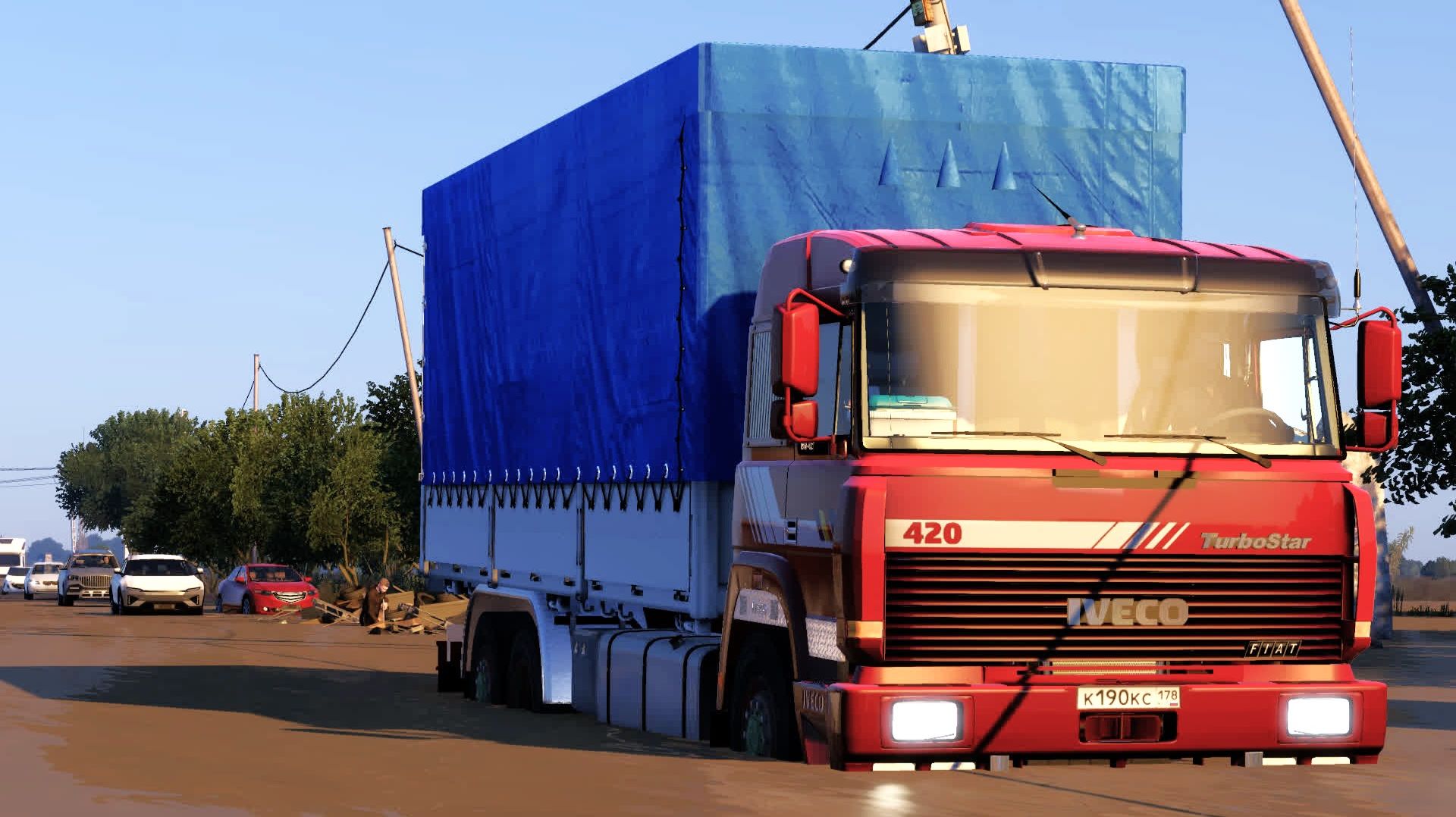 605 / ЕTS2 1.58 / Iveco Turbostar / Пакистан дальнобой.