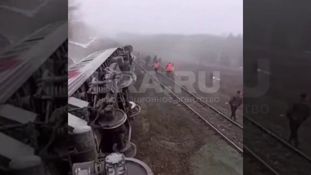 В Ульяновской области сошли с рельсов семь вагонов поезда Челябинск — Москва