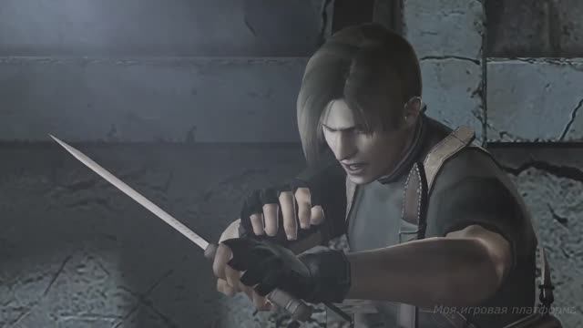 ЛЕОН ПРОТИВ КРАУЗЕРА -ножевой бой  Resident evil 4 2005