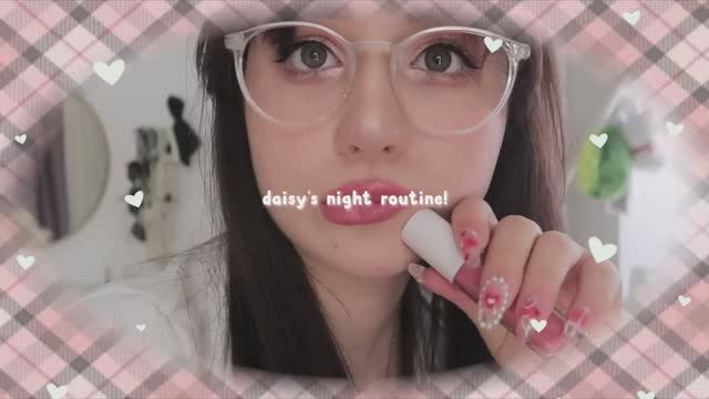 DAISY'S DIARY:мой ежедневный ночной распорядок! *уход за кожей, продуктовый магазин, аниме*[ENG/RUS]
