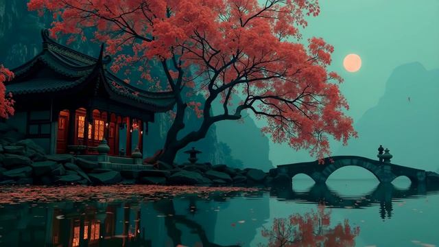 Успокаивающие звуки Дзен для глубокого сна | Духовная китайская флейта для медитации 🌿🌙