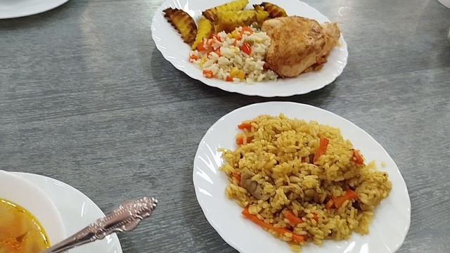 Попали под дождь. Вкусный обед