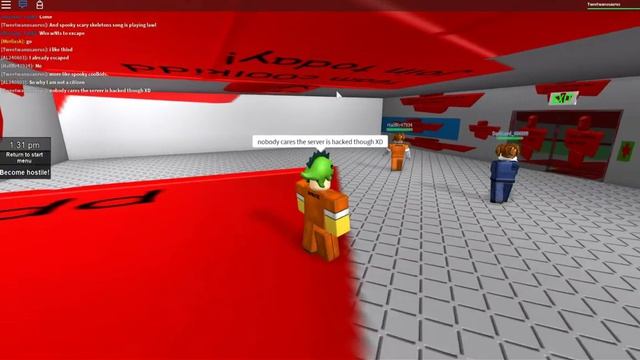 ROBLOX Prison Life | Hacked server