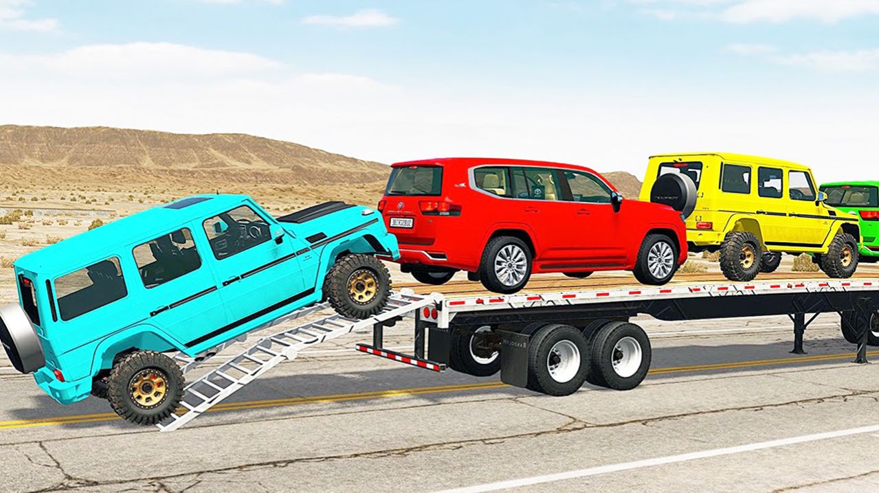 Мультики для детей. Ямы на дороге против бешенных машинок. Смотреть мультики для малышей.