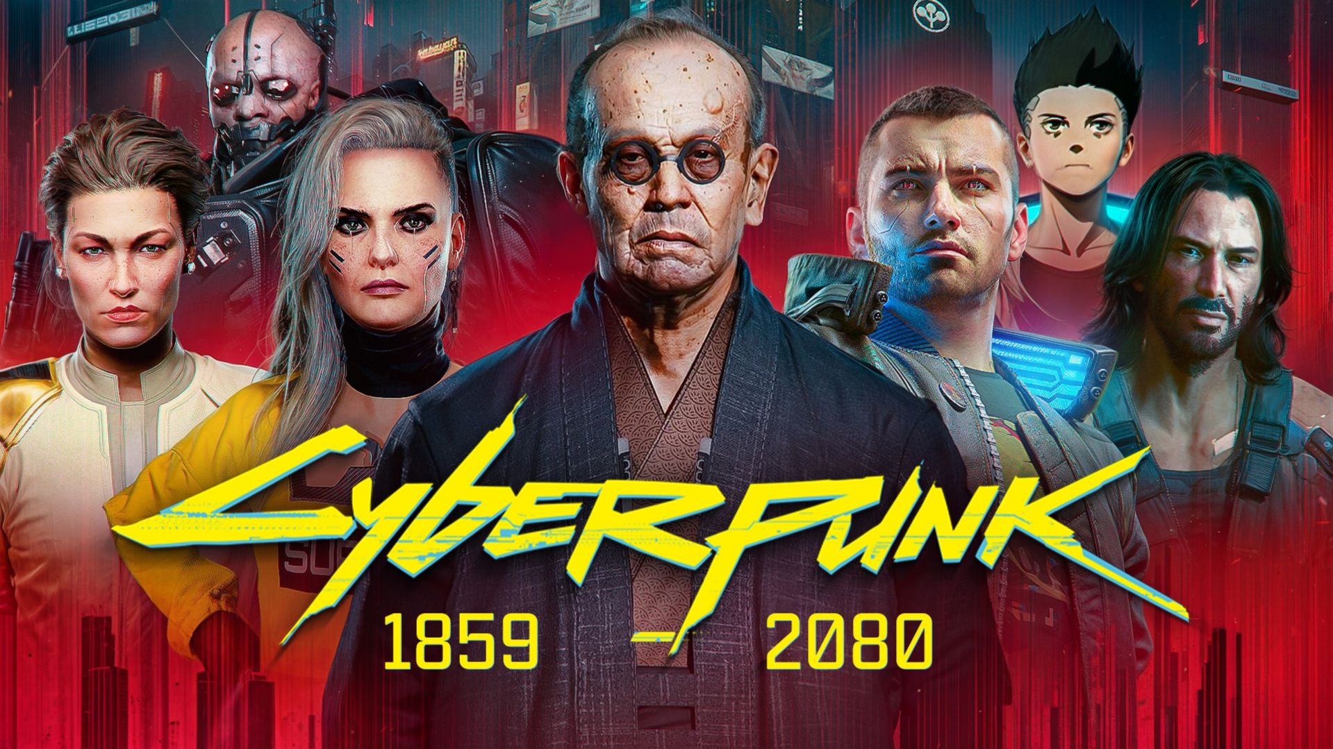 ПОЛНАЯ ИСТОРИЯ CYBERPUNK  с 1859г - 2080г