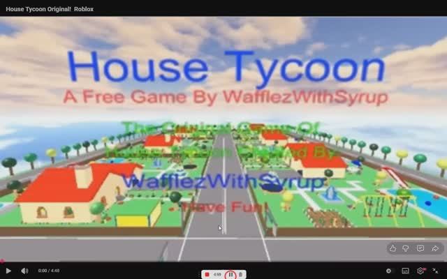 House Tycoon Original! Roblox