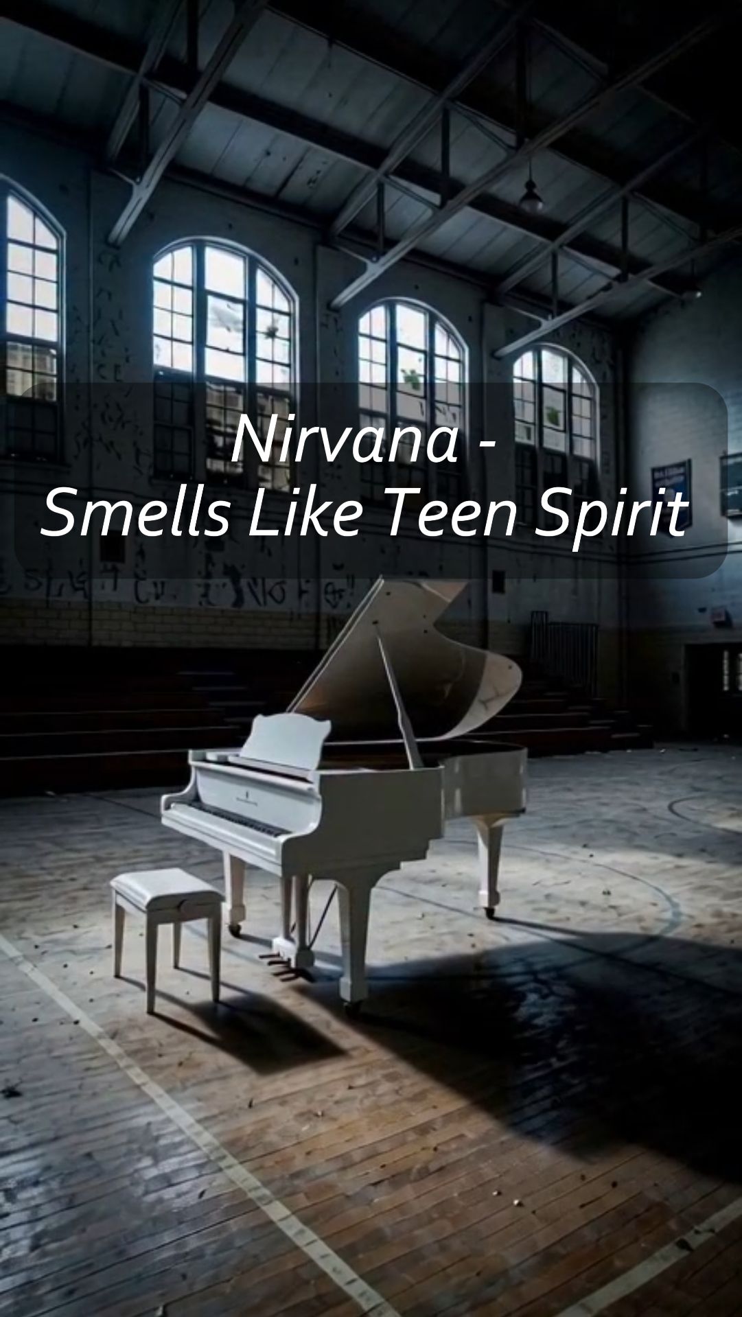Главный гранж-хит 90-х на одиноком рояле 💔 (Nirvana - Smells Like Teen Spirit)