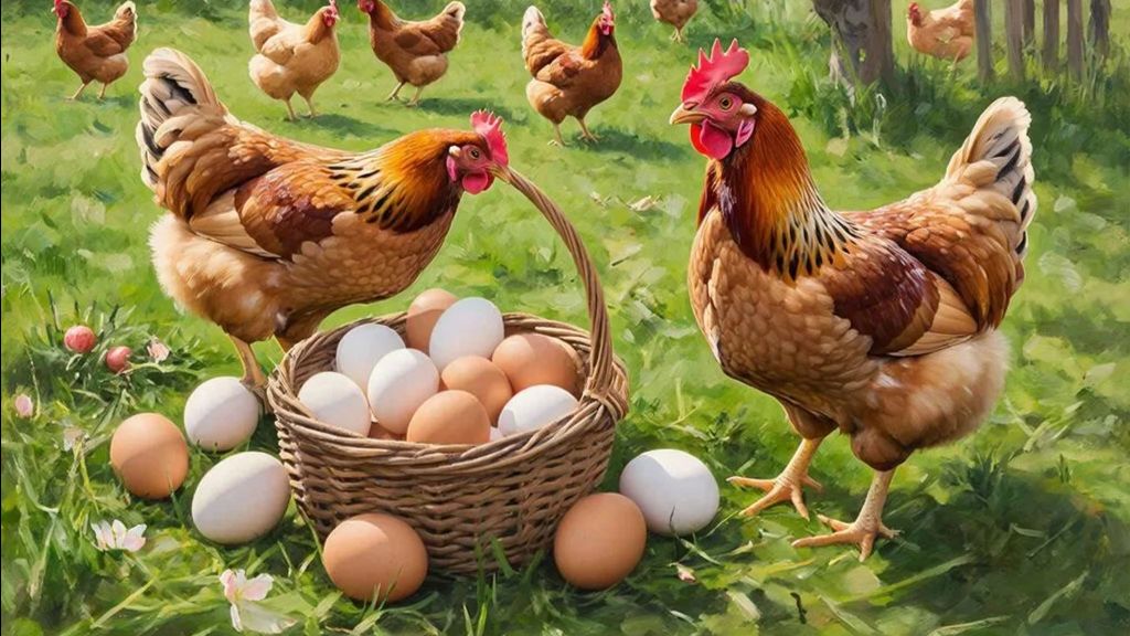 Куры-несушки Красные куры сегодня одержали победу над белыми со счетом два один