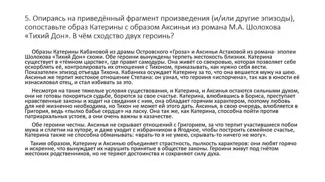 ЕГЭ по литературе: аспекты при подготовке. Критерии оценки заданий 5, 10. Практикум