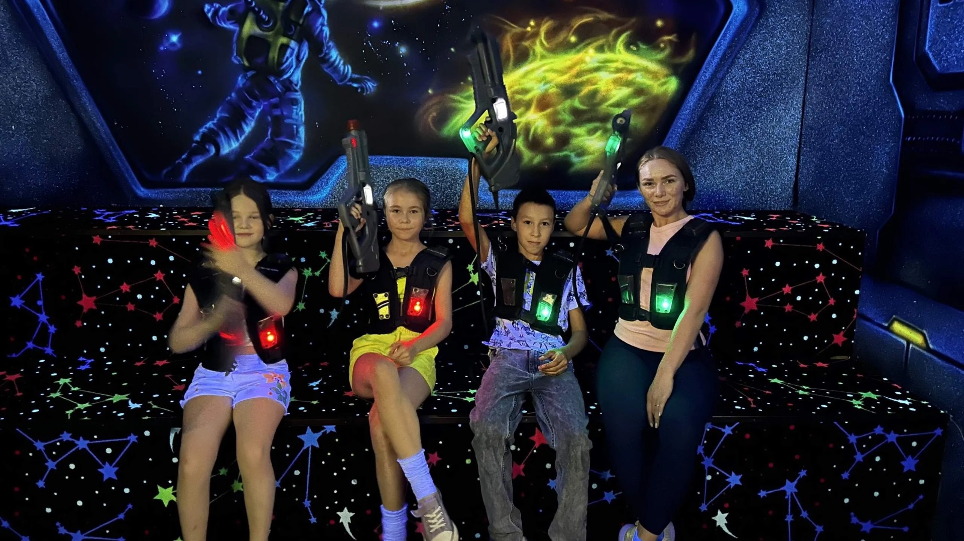 Лазертаг . Победит сильнейший !