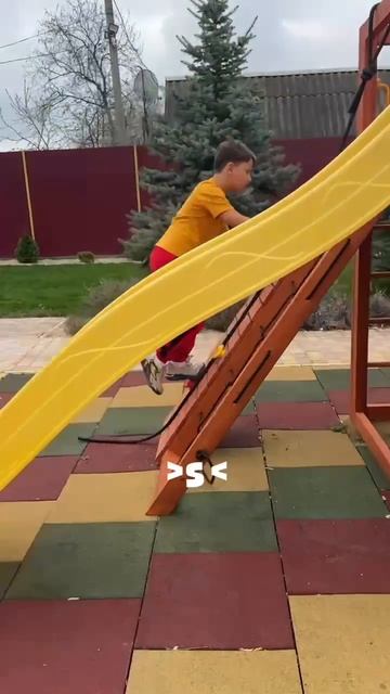 Когда родители купили детскую площадку Савушка