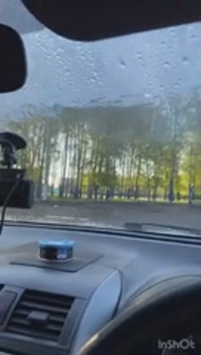 На машине узоры от мороза 9 МАЯ 2024