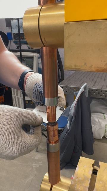 Приварка гаек станком контактной сварки