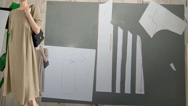 Моделирование. Платье для любого возраста и размера. Выкройка № 2010.