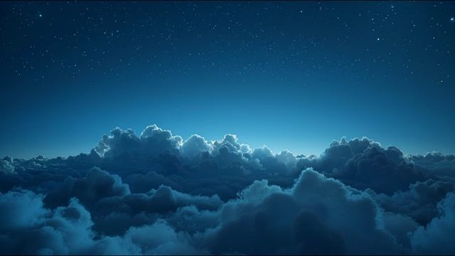 Ночная тишина с облаками – глубокий сон под белый шум – 3 часа