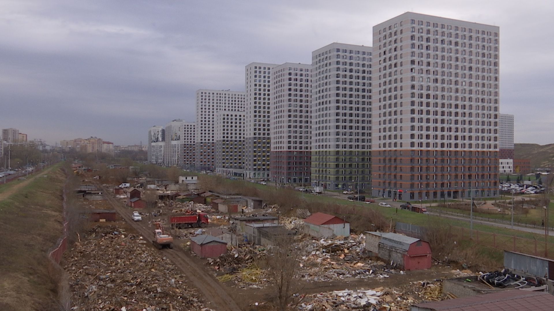 Снос самовольных построек на улице Гоголя