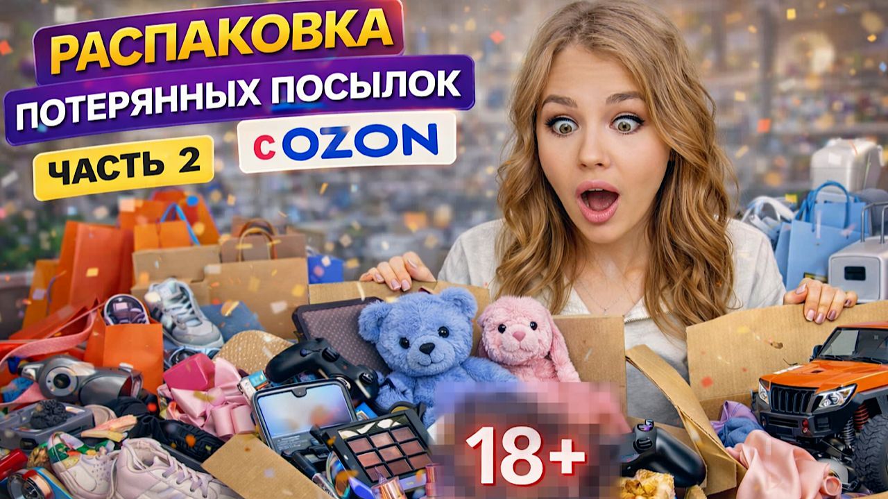 😱 Открываем ЛЮКСОВЫЕ ПОТЕРЯННЫЕ ПОСЫЛКИ С OZON GLOBAL!!! Что Нам Попалось?! 🎁
