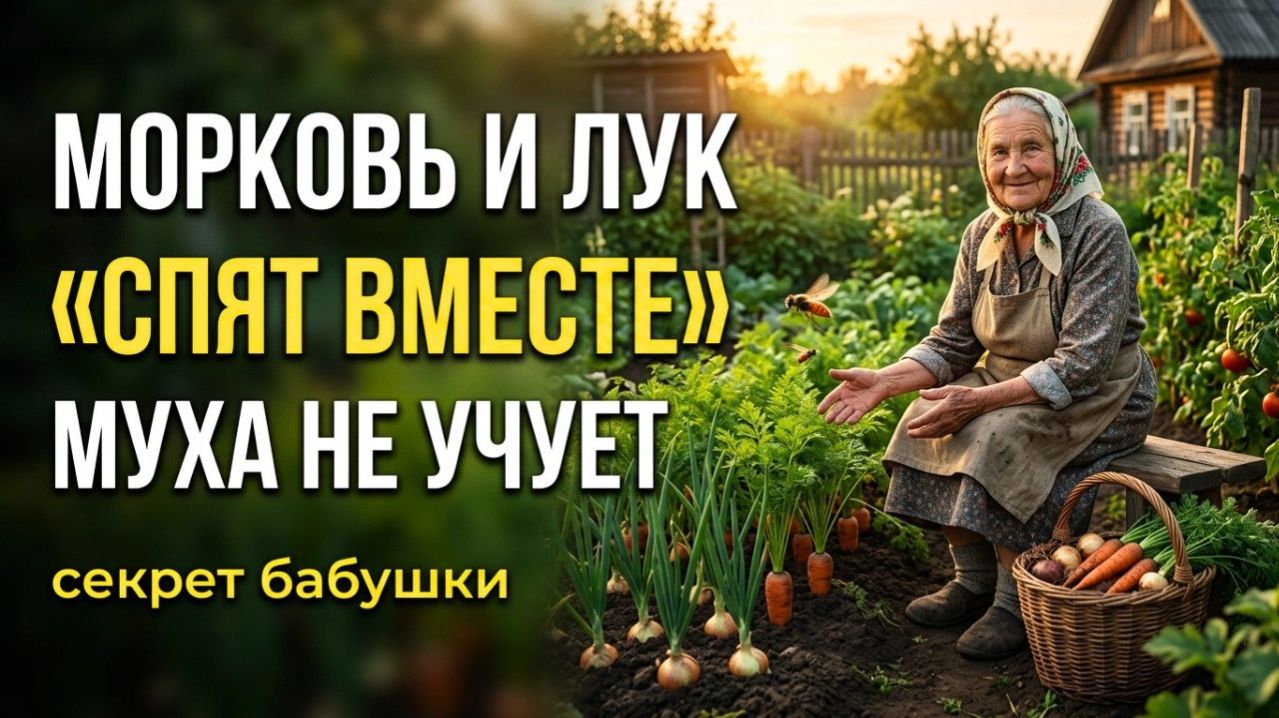 👉 Старинные схемы посадок, которые заменят всю химию!  Компаньонские посадки для идеального урожая