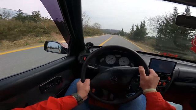 PEUGEOT 106 GTi 1997 года выпуска - Тест-драйв от первого лица (бинауральный звук)