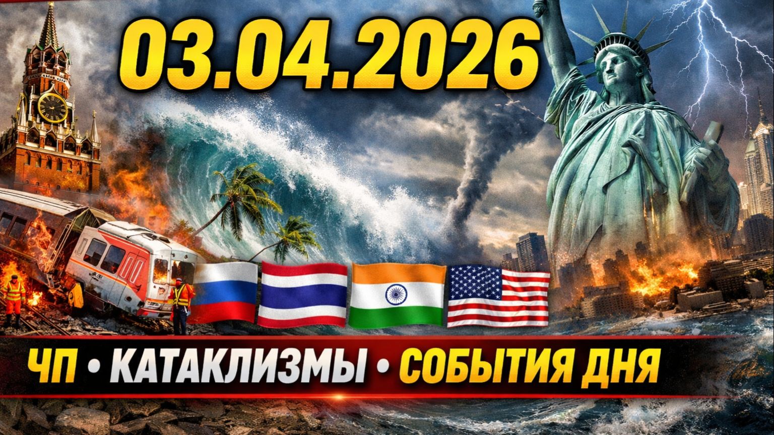 Новости Сегодня 03.04.2026 - Россия, Москва, Экстренный вызов новый выпуск, Катаклизмы, События Дня