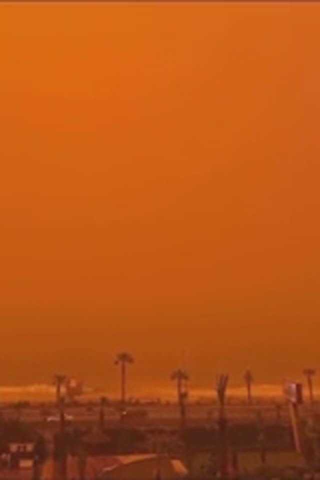 Что случилось? Анталья неожиданно окрасилась в оранжевый 🧡 цвет 😱