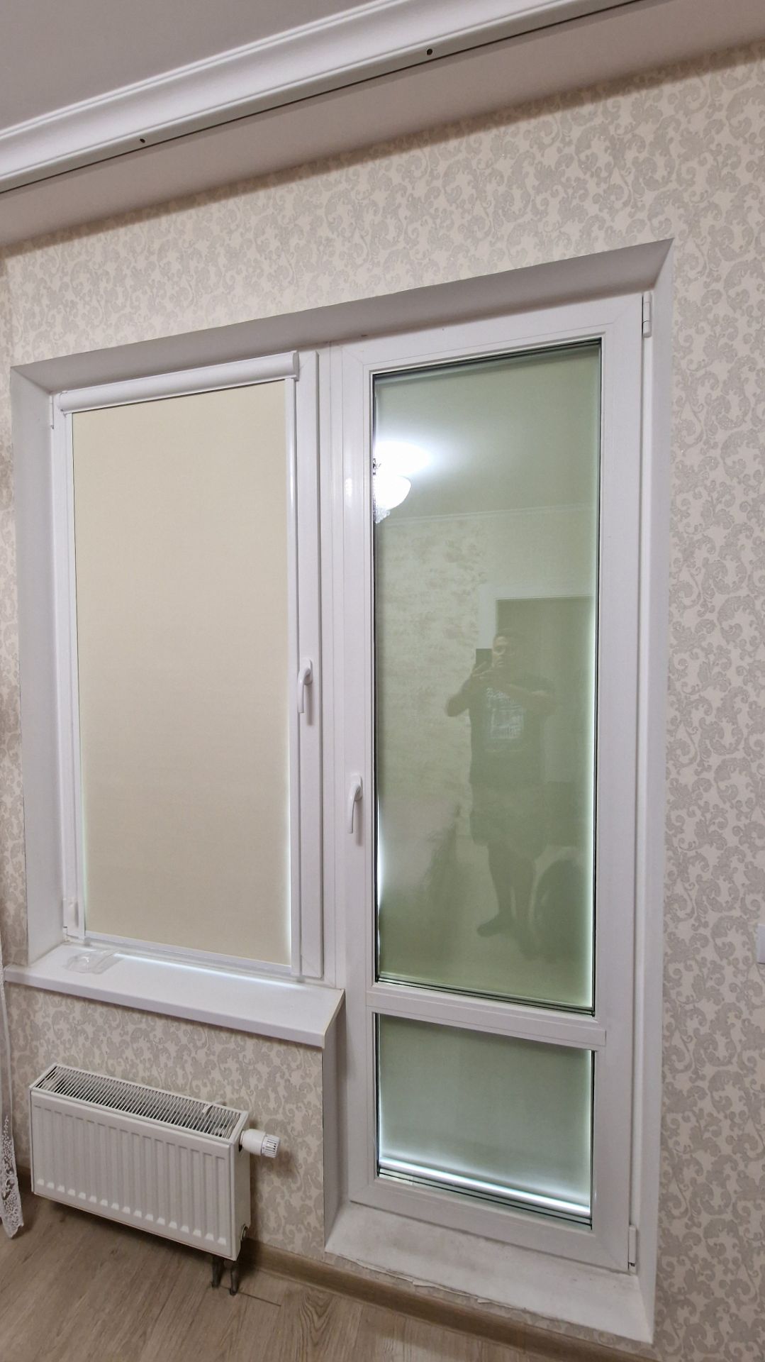 Ткань Респект блэкаут. Кремовый. Кассетные рулонные шторы