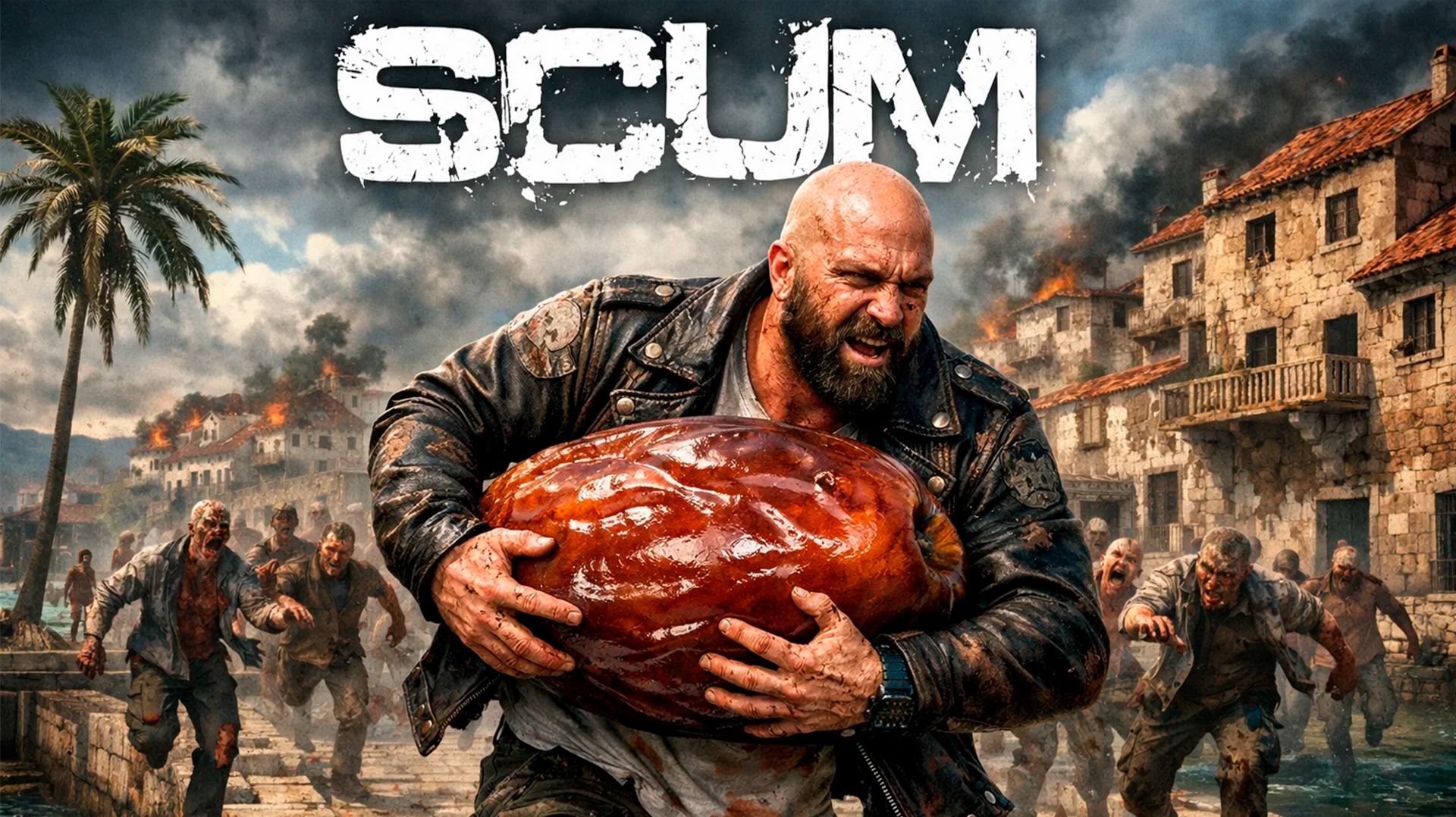 SCUM Выживание #6 Кипиш из-за ФИНИКОВ!!!