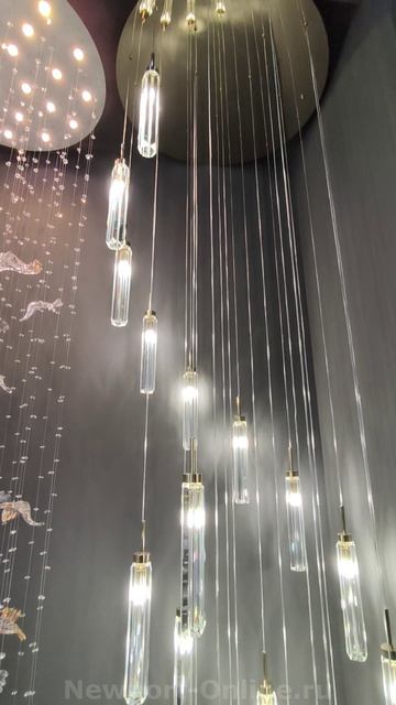 Подвесной светильник NEWPORT 4528+14/S chrome