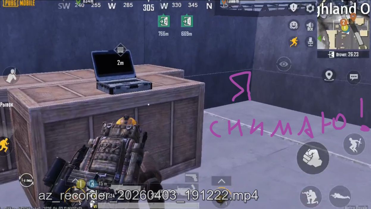 Смартфонильный игрунинг: PUBG Mobile - Первый раз без звука