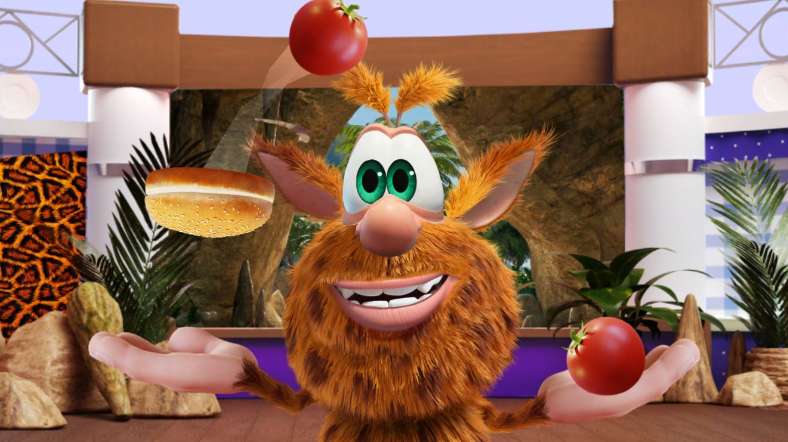 Буба.   Буба готовит на кухне. Сборник 2 Для детей.