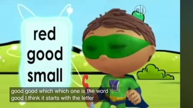 «Super Why» 1s 1e part 2 with english subtitles