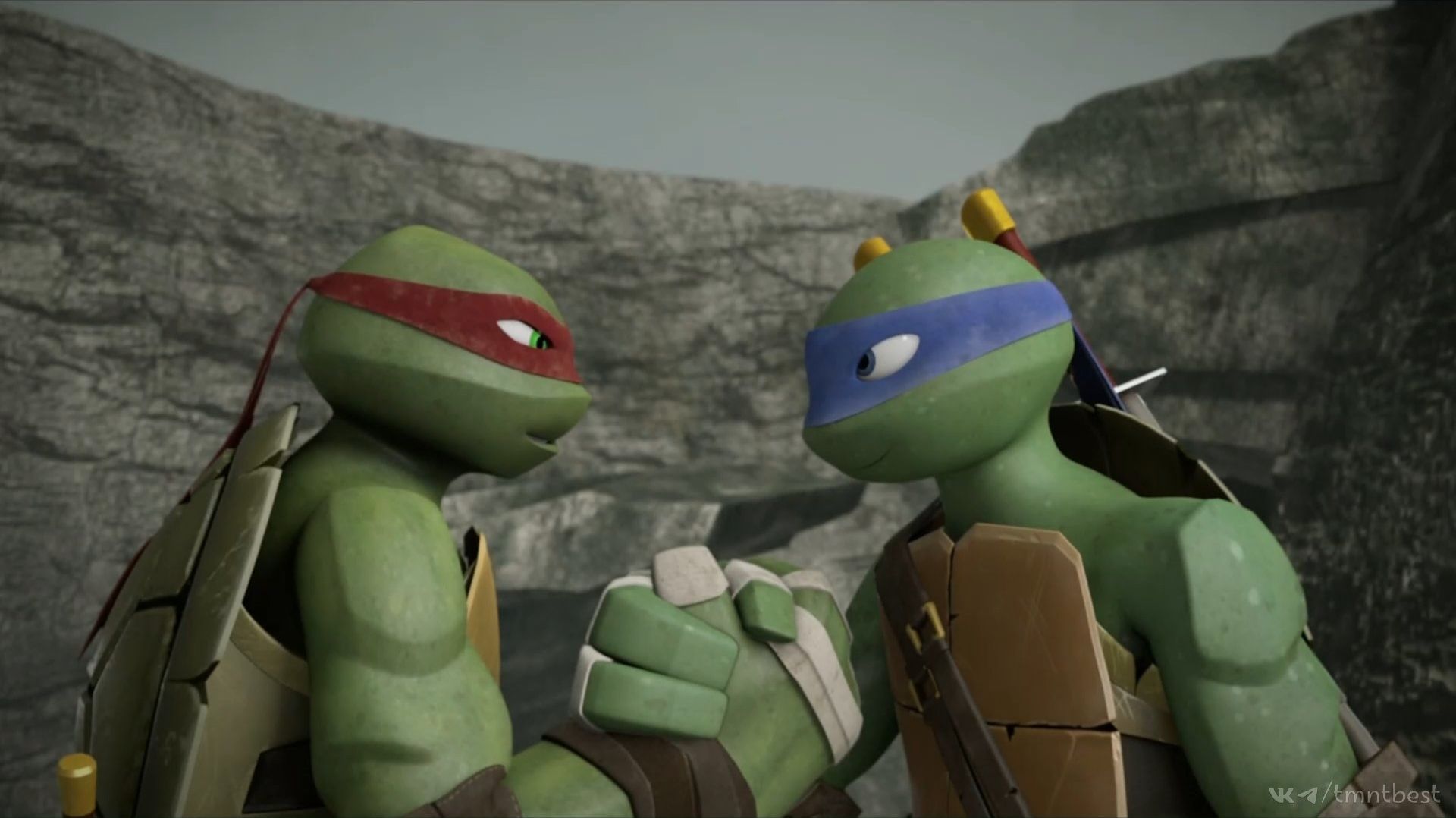 черепашки ниндзя 2012 лео и раф