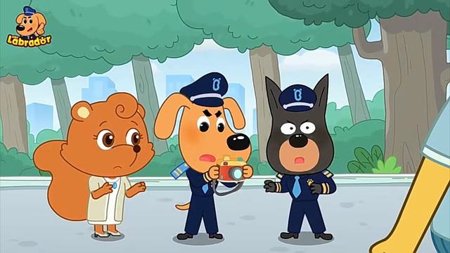 Мультфильм Шериф Лабрадор Падающие петарды с моими комментариями