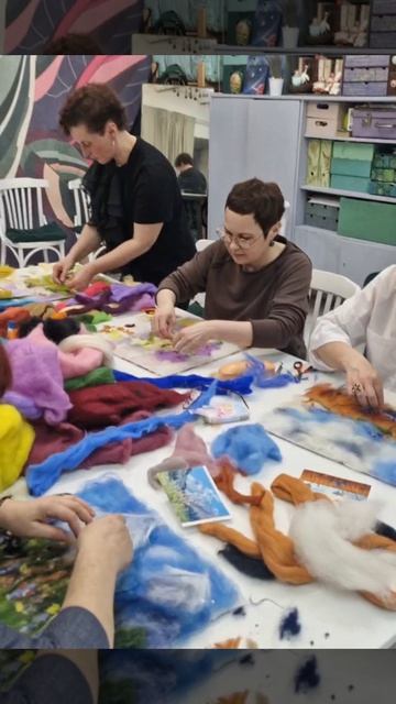 Мастер-класс: живопись шерстью