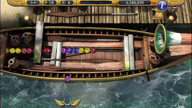 Прохождение игры Luxor 2 HD. 5-ая серия.