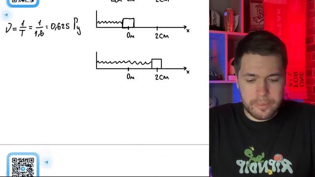 Небольшой груз, покоящийся на гладком горизонтальном столе, соединён пружиной со стенкой №20821