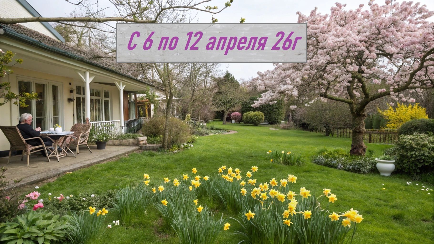 Прогноз на неделю с 6 по 12 апреля 26г