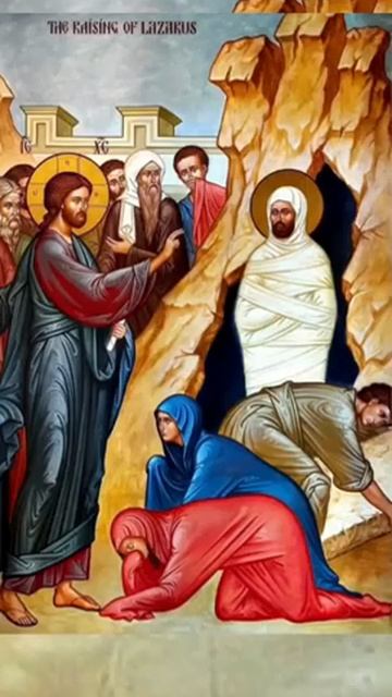 Лазарева суббота. Тропарь праздника .