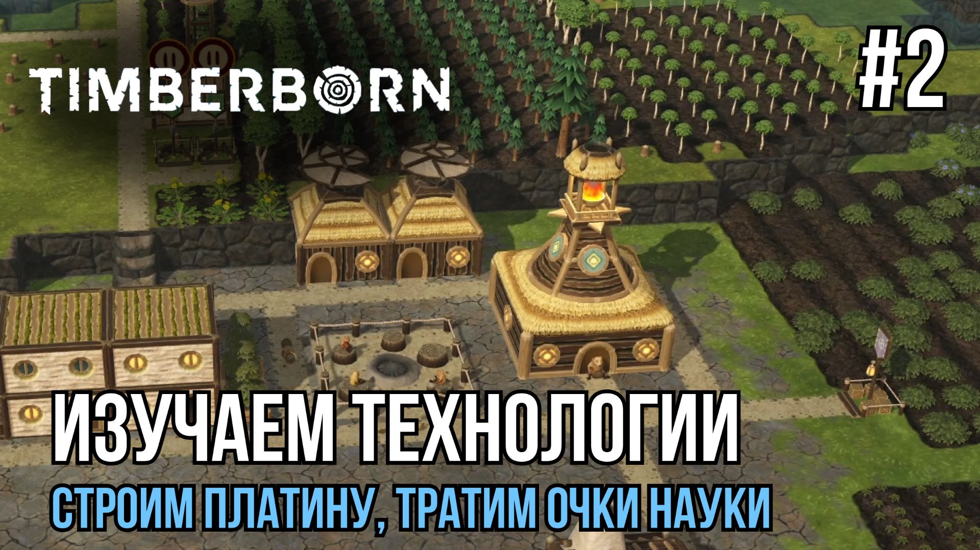 Построили первую платину | Timberborn #2