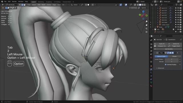 SECTION 04.4 Modeling the Anime Female Body