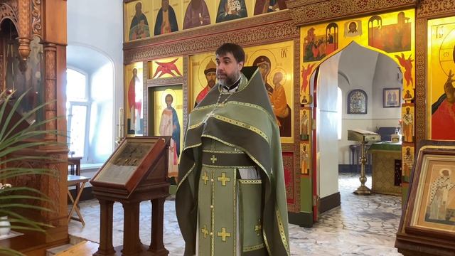 04.04.2026 проповедь иер. Иоанна Шумилова в Лазареву субботу