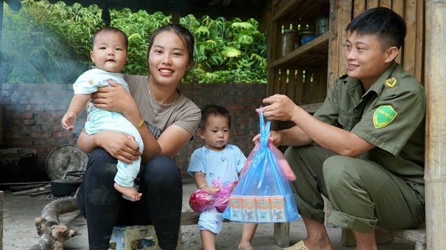 Мама поневоле. Дуонг. Сбор зелени для продажи. Полиция навестила мальчика. Готовим ужин. Серия 115