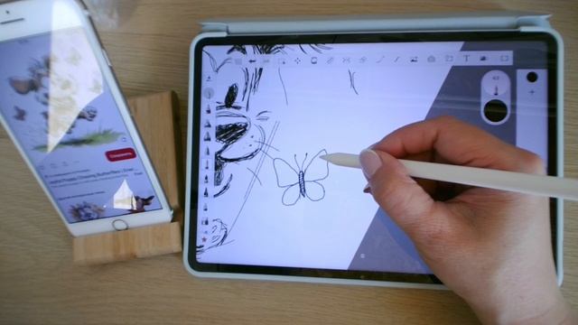 Рисуем щенка на планшете стилусом. Цифровой рисунок