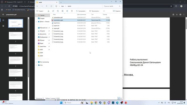 Лабораторная работа №4