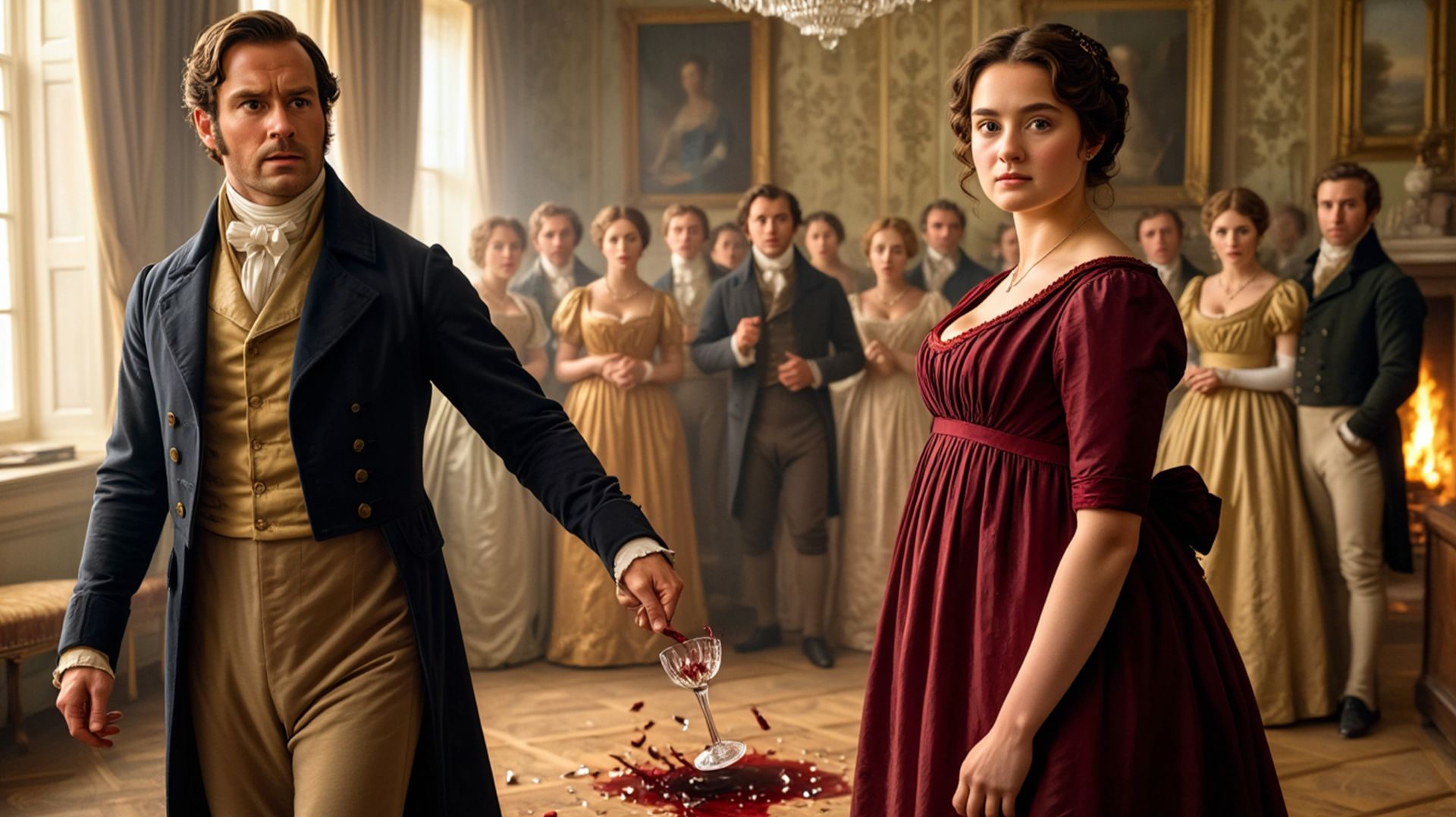 Она уехала униженной… а через 3 года герцог уронил бокал при её появлении