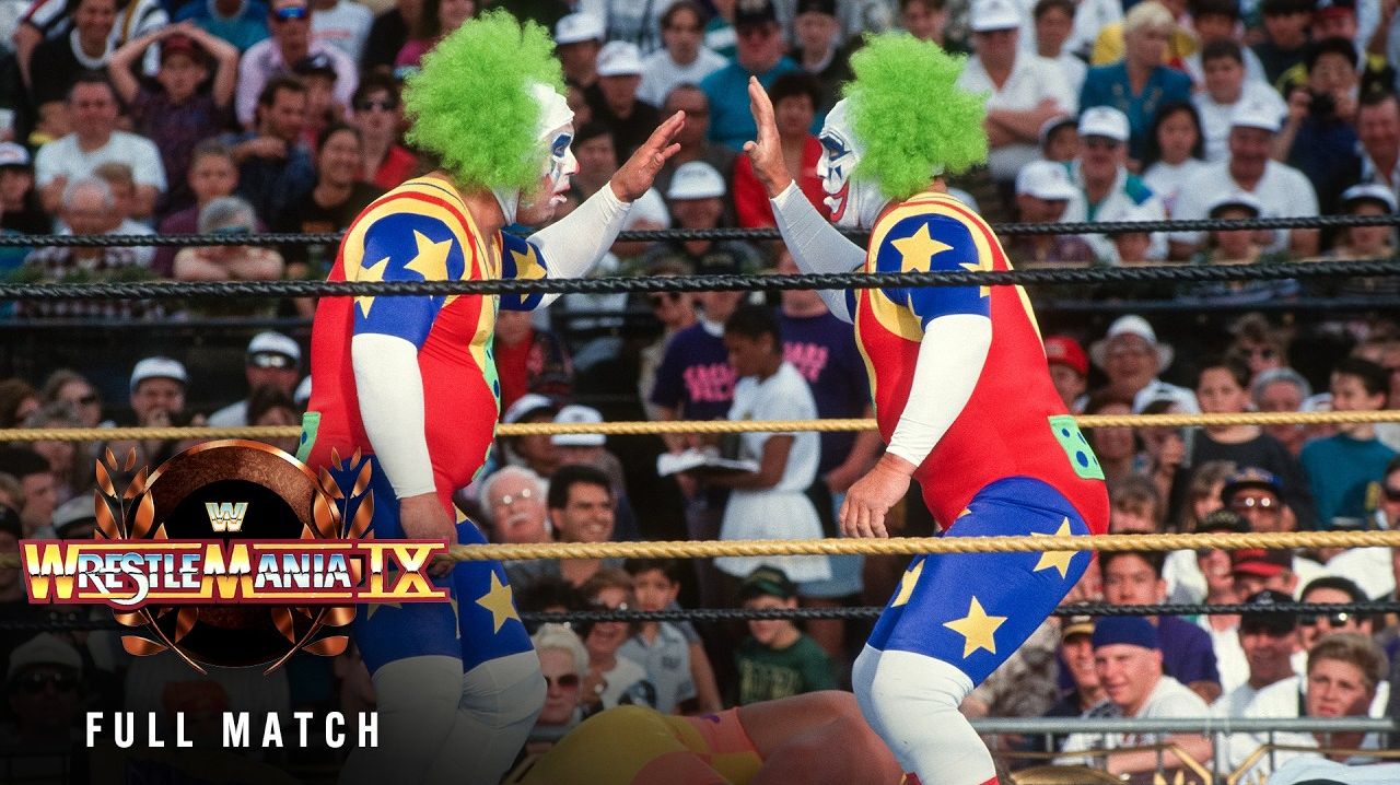 ПОЛНЫЙ МАТЧ: Клоун Дойнк против Краша — Рестлмания IX