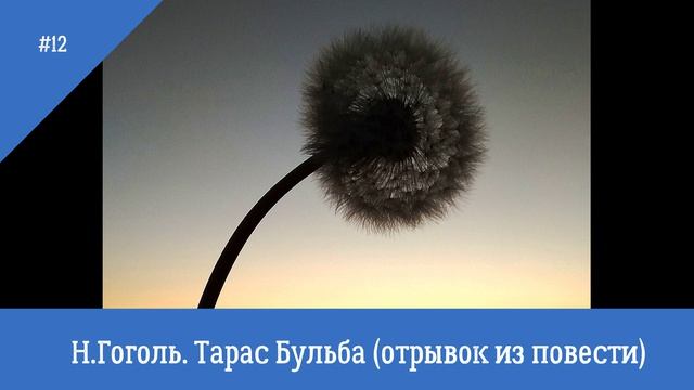 Н. Гоголь. О товариществе. Отрывок из повести "Тарас Бульба"