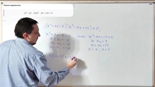 Неравенство тип 4 (ОГЭ математика) банк ФИПИ